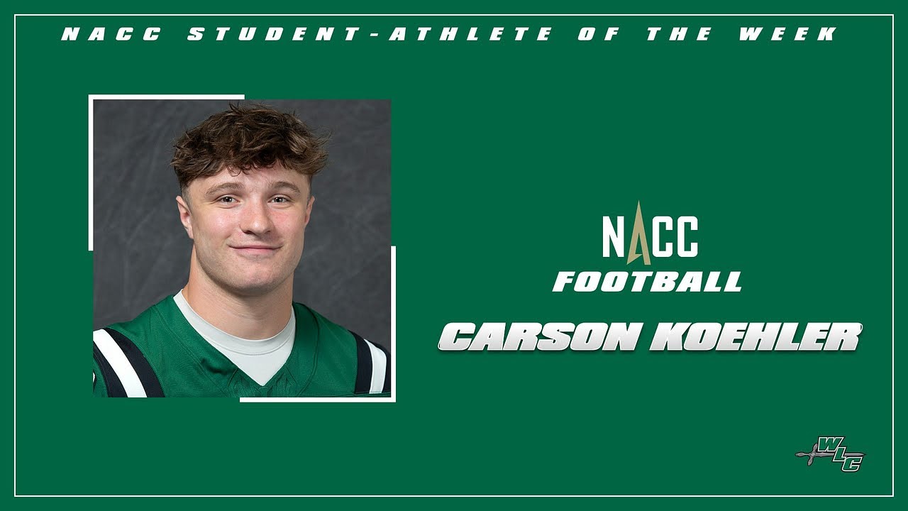 09/17/24 Carson Koehler NACC Student-Athlete of the Week Interview ...