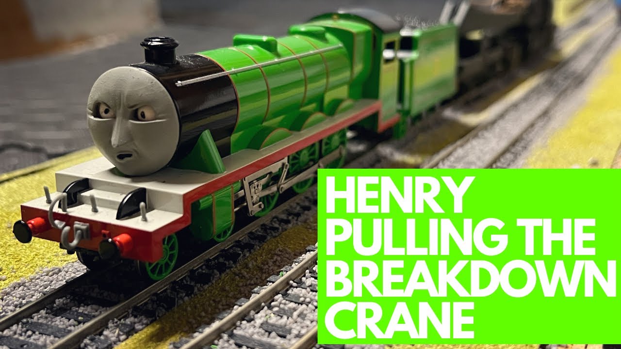 HENRY PULLING THE BREAKDOWN CRANE | THOMAS AND FRIENDS - YouTube