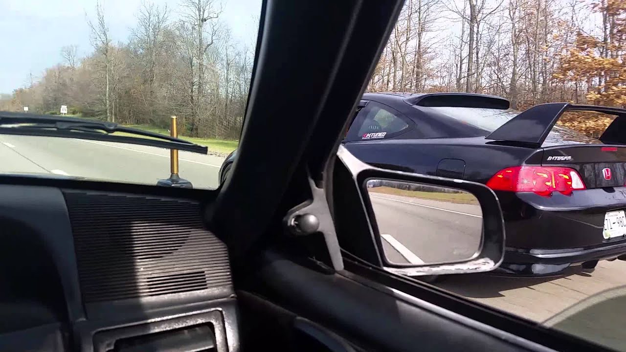 NA fox body vs NA RSX-S - YouTube