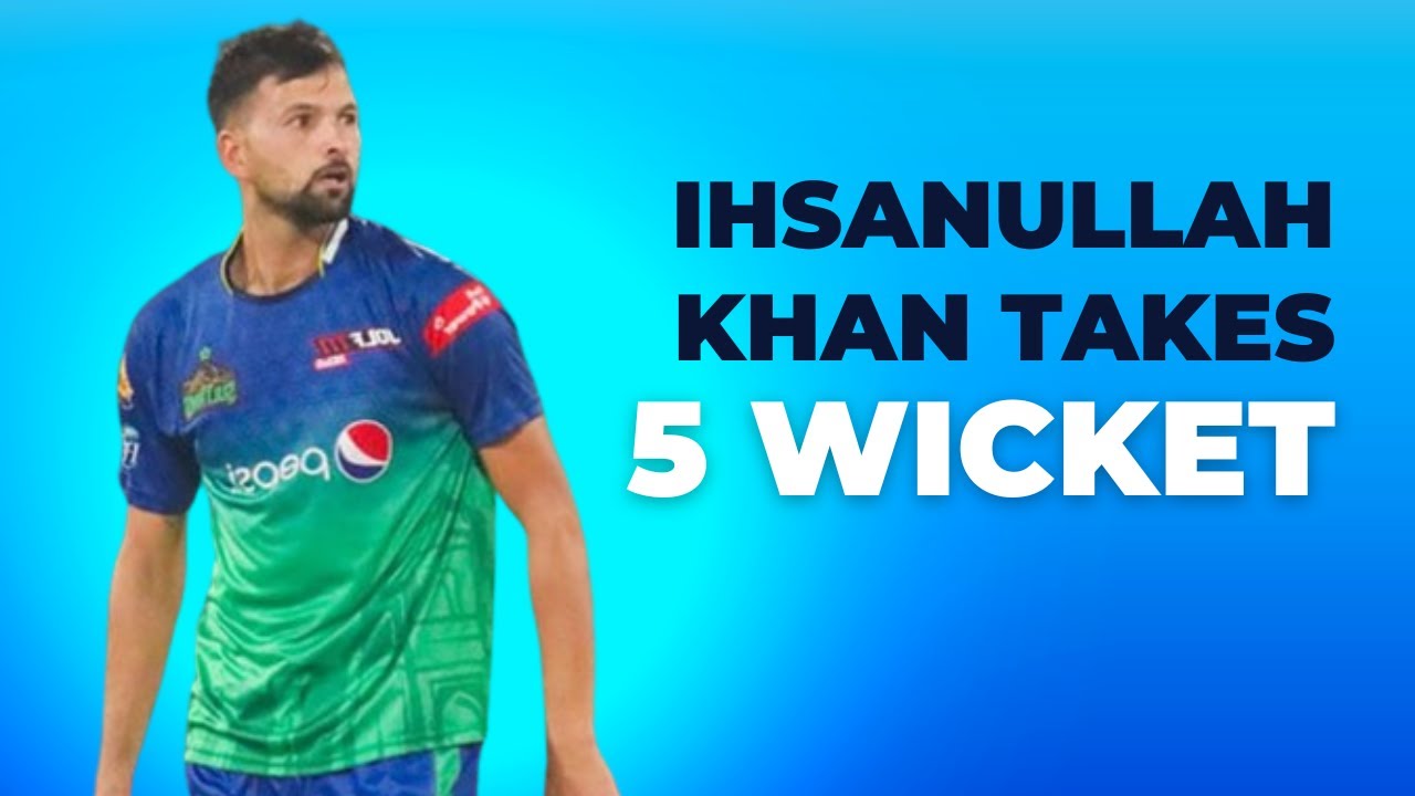 Ihsanullah Khan Take 5 Wickets | Qg Vs Ms | Match 03 | Ihsanullah Khan ...