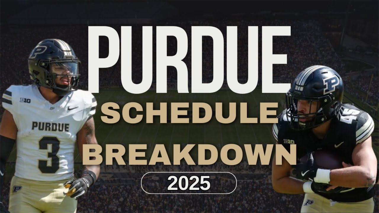 Purdue Football 2025 Season Preview | Full Schedule & Game Predictions ...