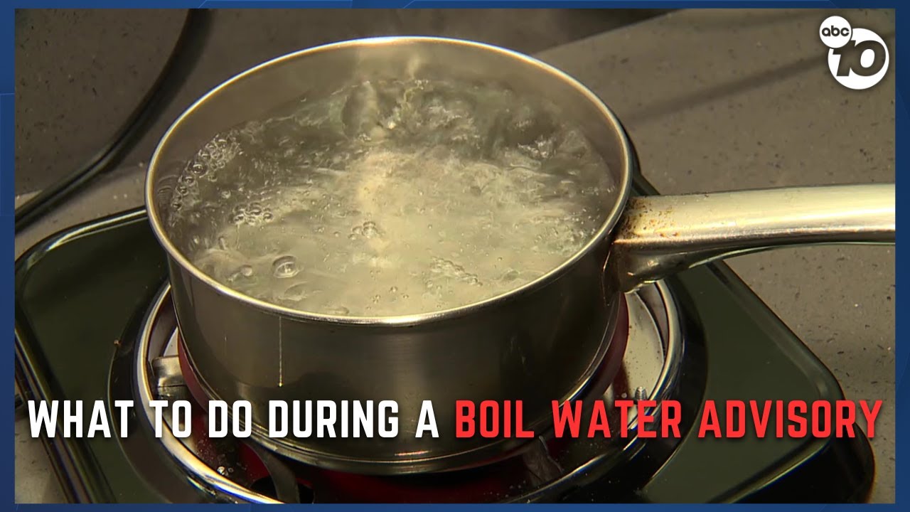 Guidance during a Boil Water Advisory - YouTube