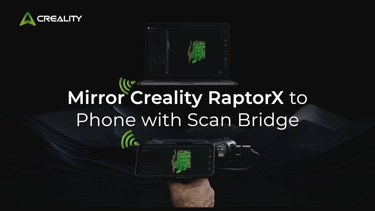 Mirror Your Creality RaptorX to Phone: Quick Setup Guide#creality#tutorial#scanbridge - YouTube