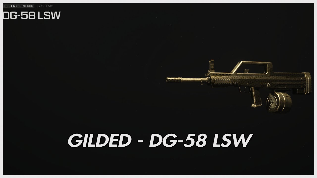 Camo Grind: Gilded - DG-58 LSW! CoD MWIII Gameplay (PS5) - YouTube