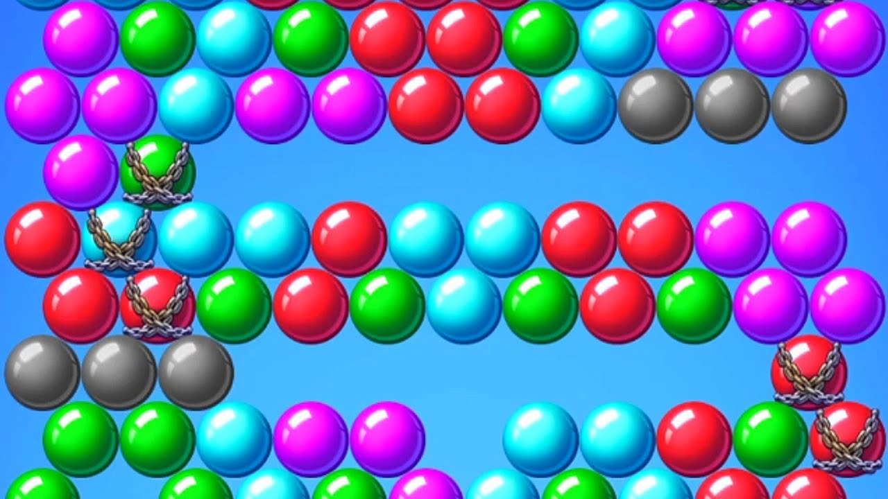Bubble Shooter Gameplay | bubble shooter game level 33 | Bubble Shooter ...