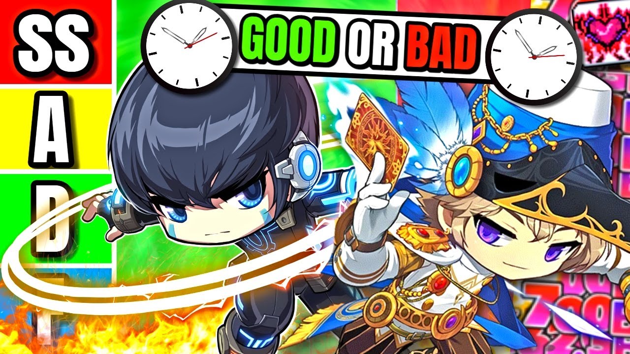 BEST Burst Classes in Maplestory Tierlist - YouTube