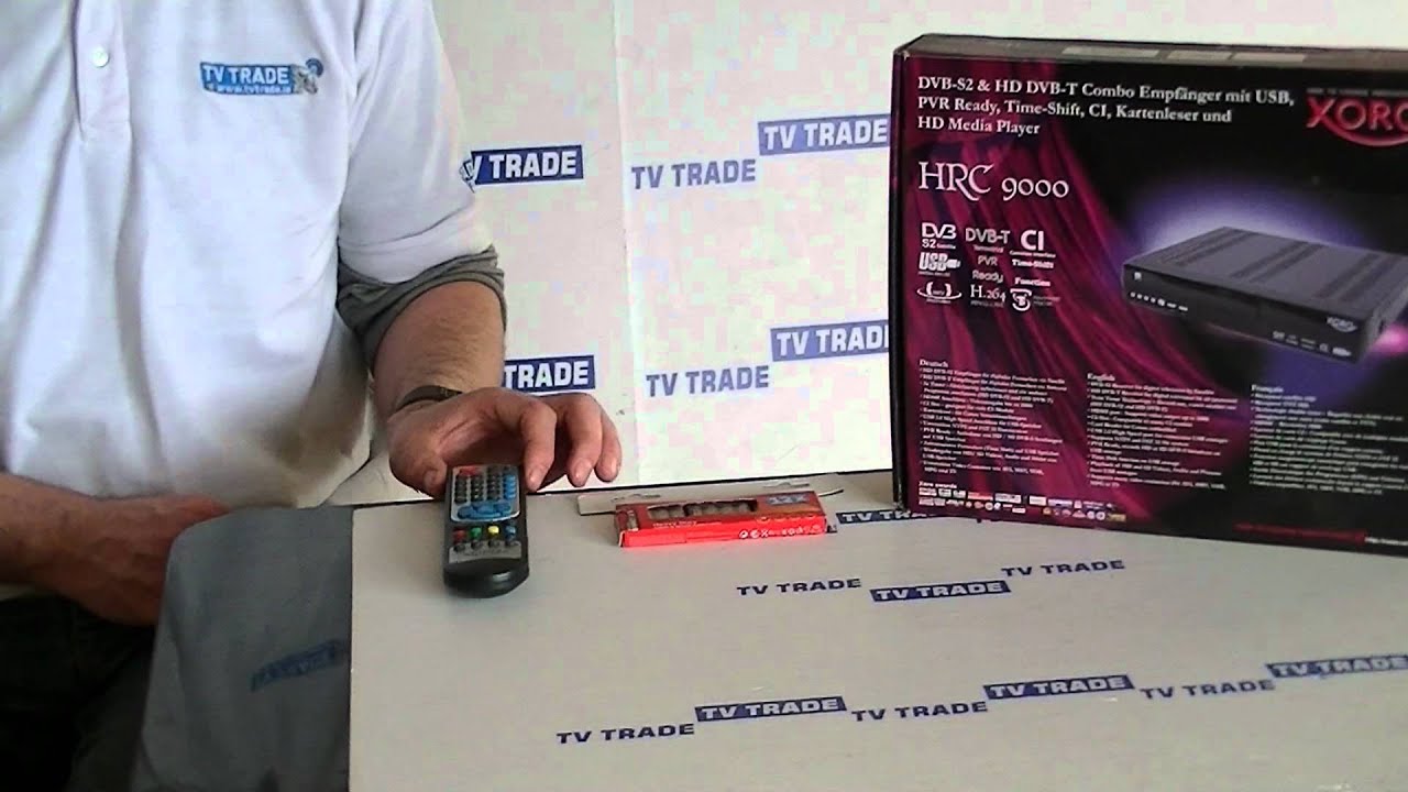 Xoro 9000 Combo Receiver Remote Control - YouTube