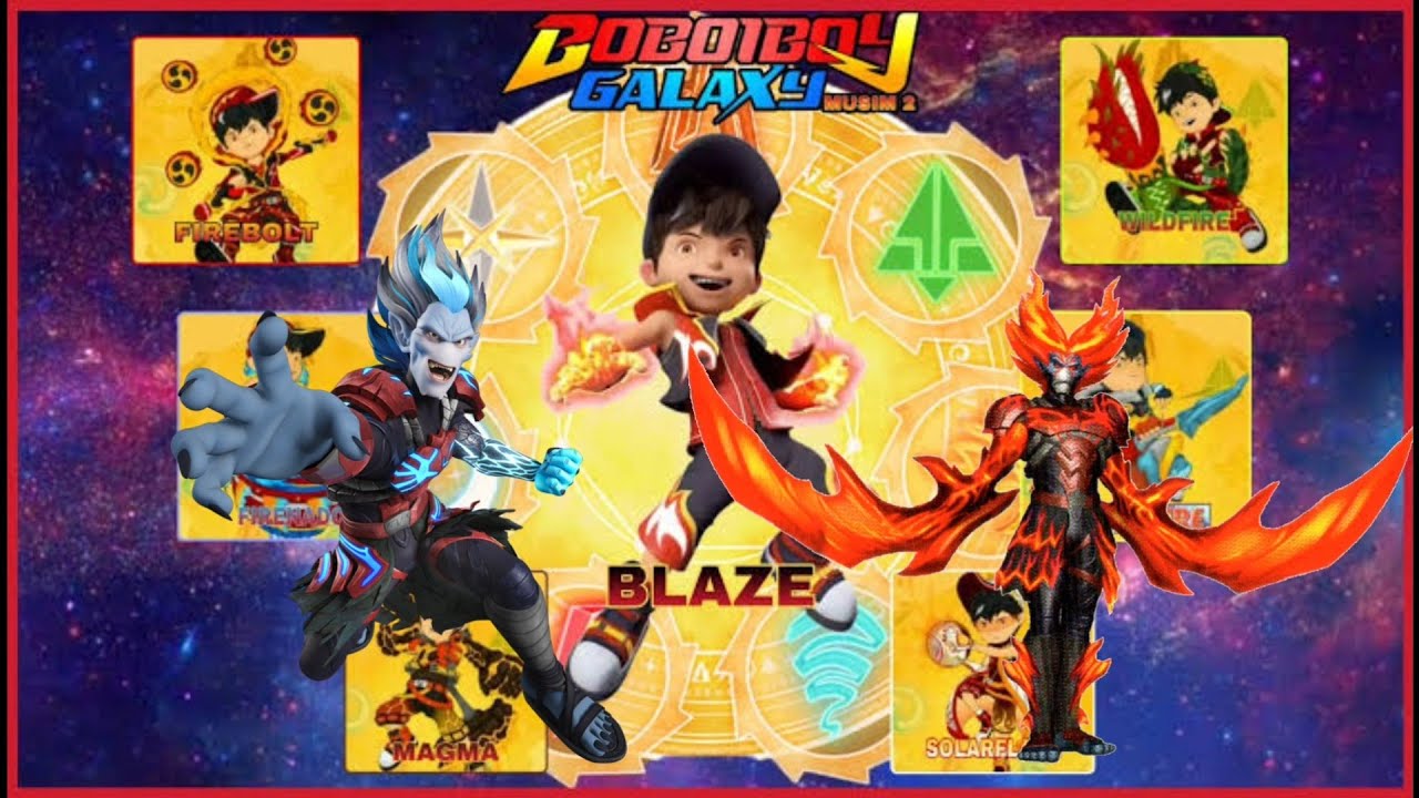 4 Elemental Fusion Boboiboy Galaxy - YouTube