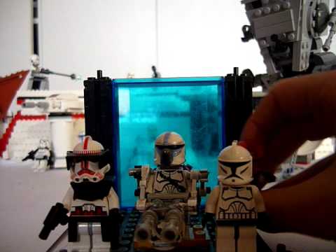 lego star wars commander jet an customs - YouTube