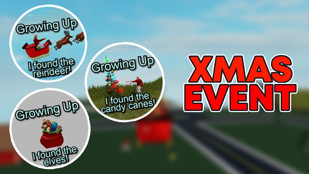How to find all Reindeers, Candy Canes and elves in Growing Up | Roblox ...