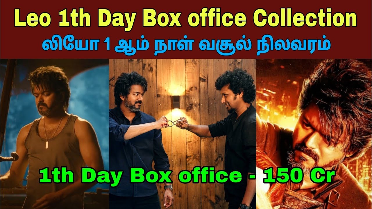 Leo movie 1th day total worldwide box office collection | Vedi Sound ...