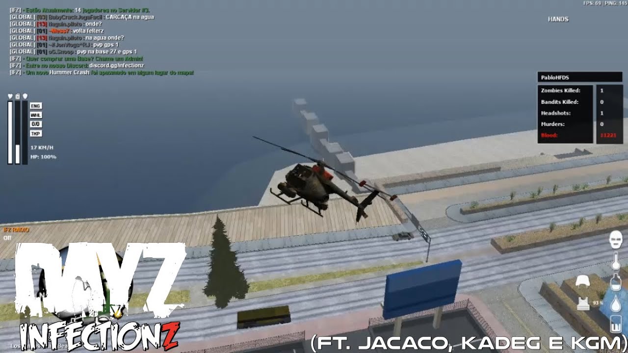 MTA DayZ InfectionZ - Volta De Helicóptero e Spawn Do Feltzer No Esmerald! (Ft. Jacaco, Kadeg e ...