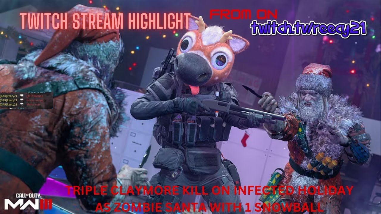 Triple Kill with a Snowball & Claymore on Infected Holiday on Terminal ...