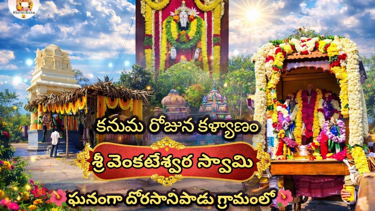 కనుమ సందర్భంగా స్వామివారి కల్యాణం దొరసానిపాడు గ్రామంలో#bharatbabu# ...