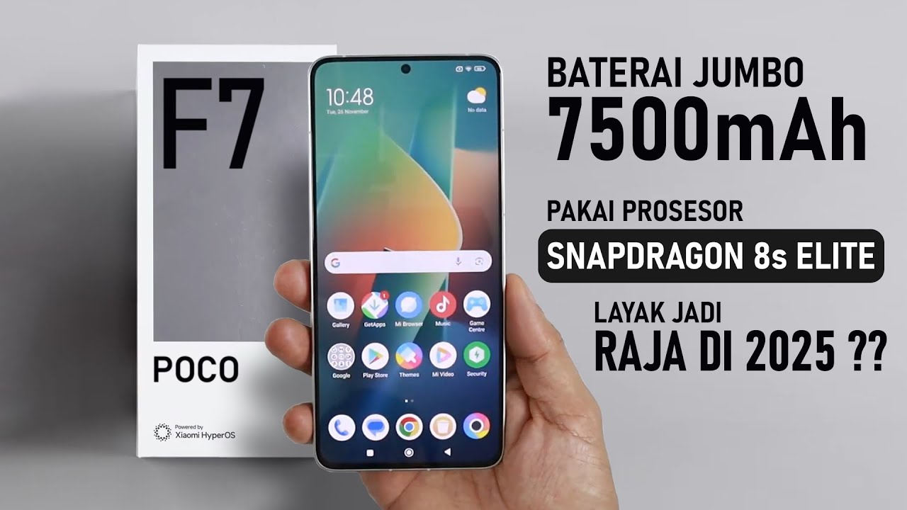POCO F7 Pakai Baterai 7500 mAh !! GILAA.. - YouTube