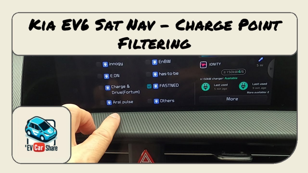 How to plan routes using the Kia Sat Nav when filtering by specific ...