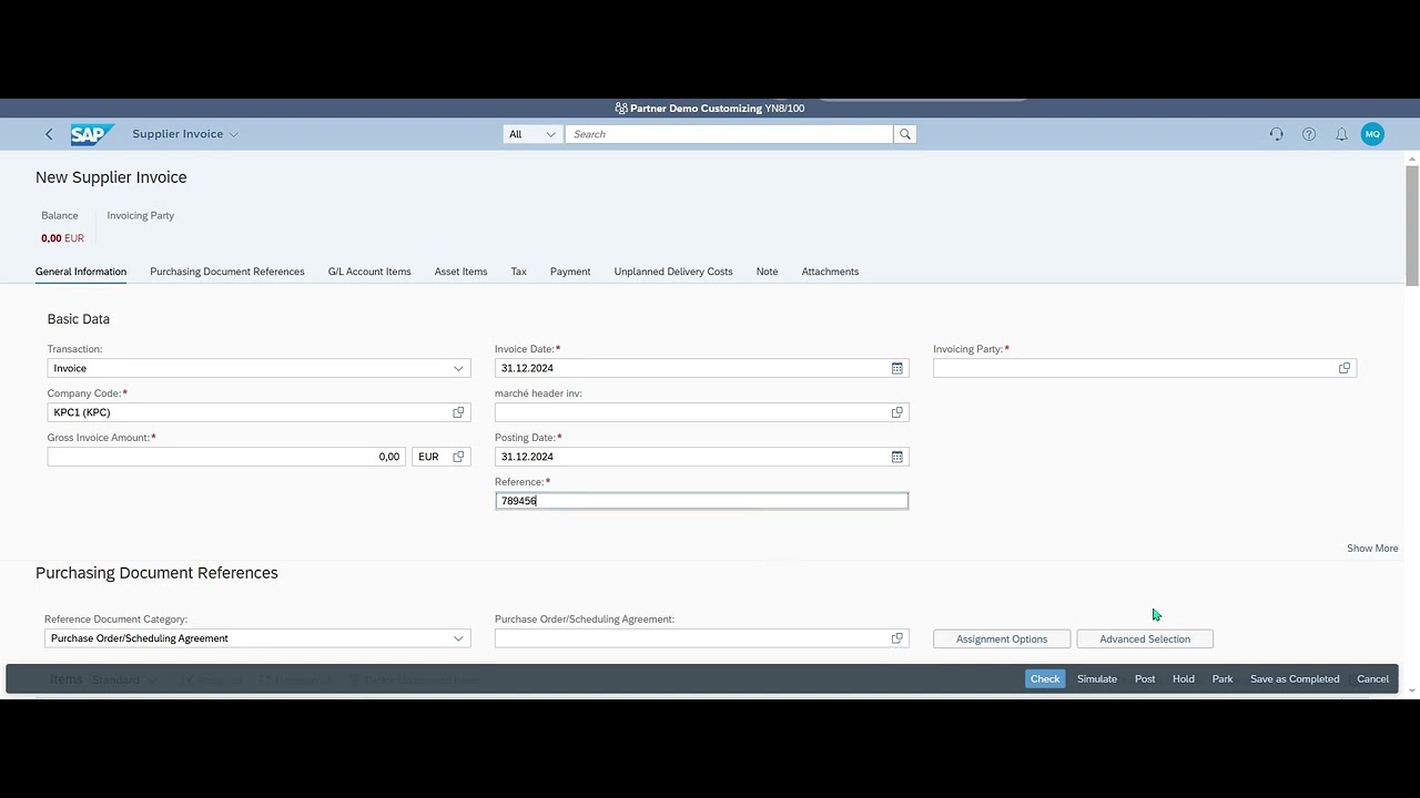 Do Invoice Verification for subcontracting purchase order MIRO SAP ...
