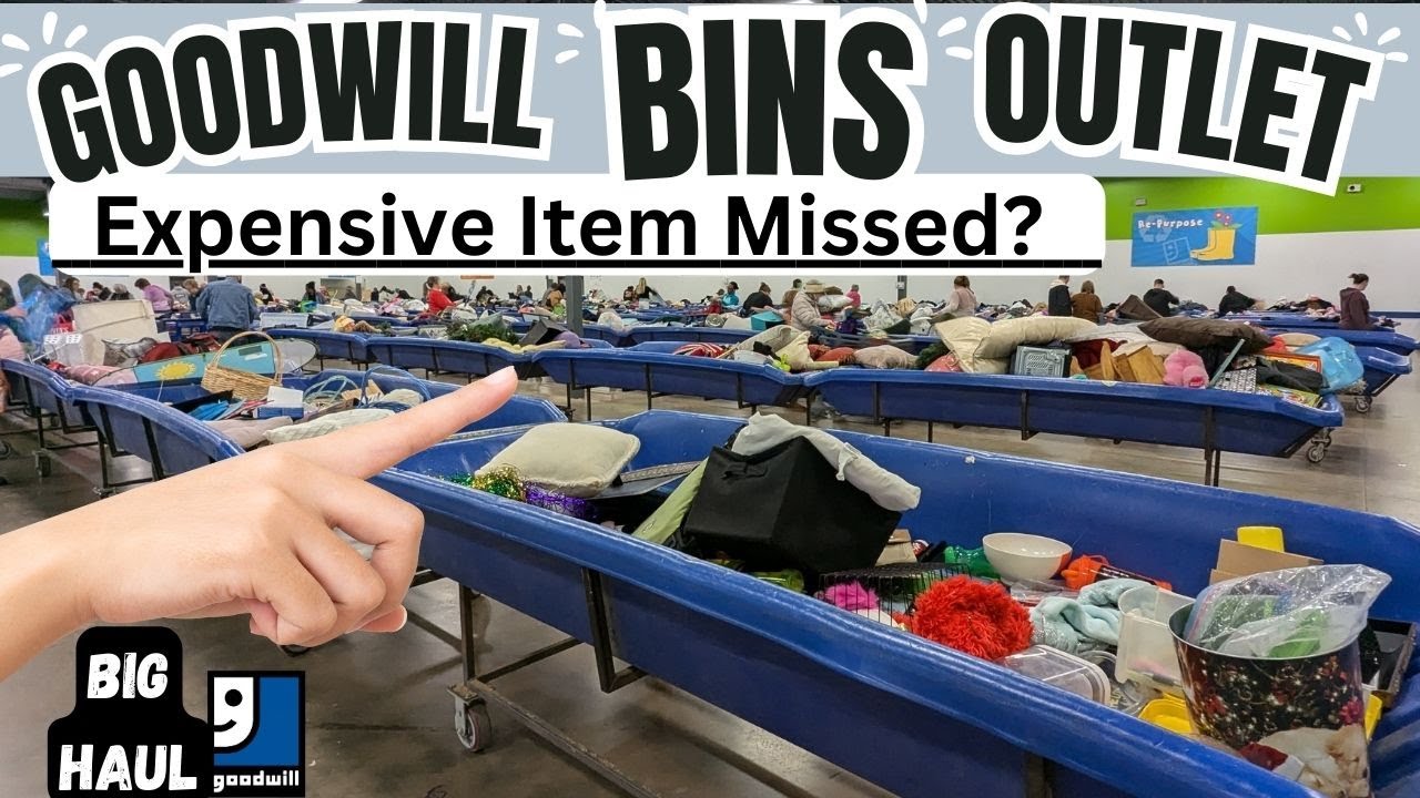 GOODWILL OUTLET BINS - Did we Miss an Expensive Item? - Thrift with us ...