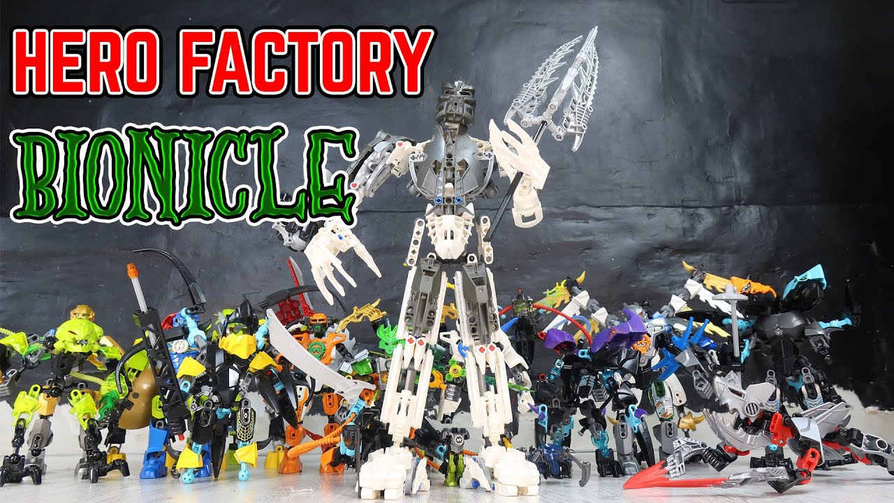 Lego Hero Factory & Bionicle Bundle Unboxing and Sets Overview - YouTube