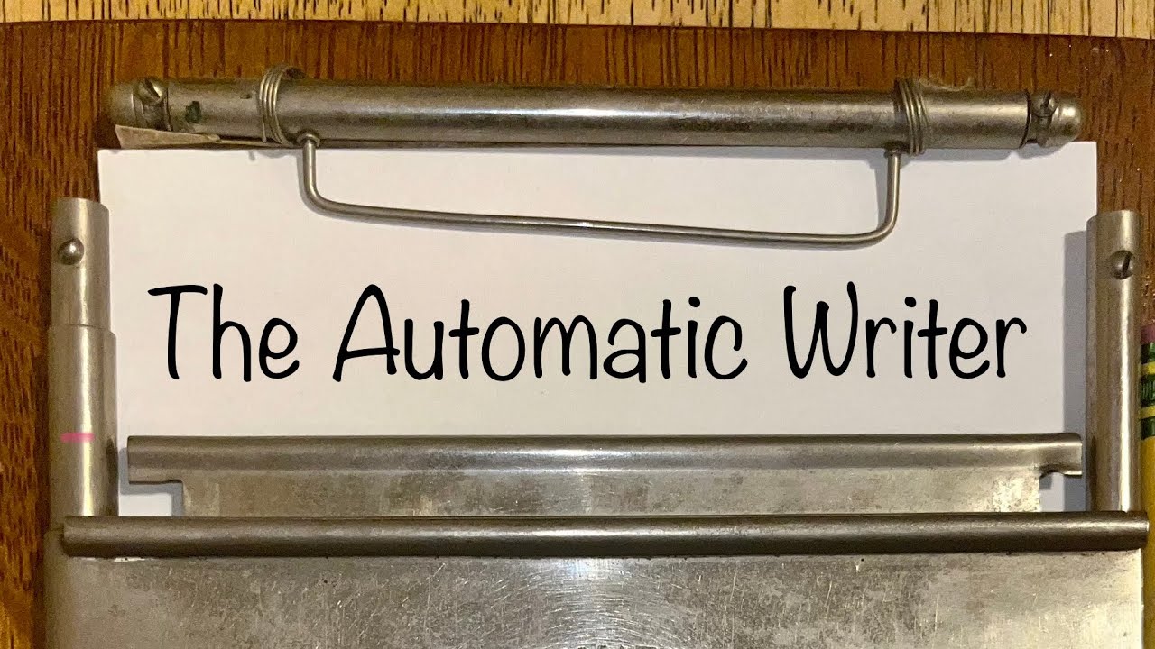 The Automatic Writer, invented by Edith Ferguson Black, 1897, Antique ...