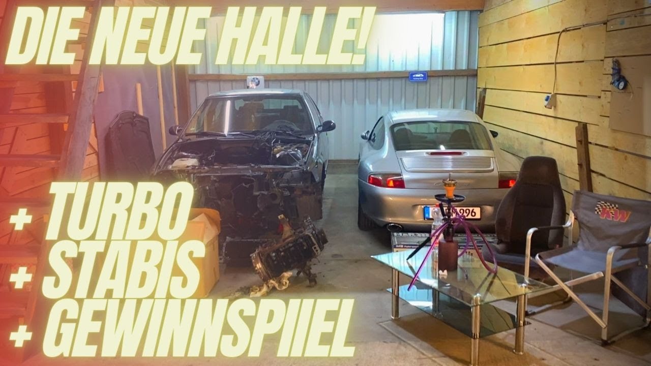 ! Neue Halle ! Turbo für den BMW E36 + H&R Stabis für den Porsche 996 ...