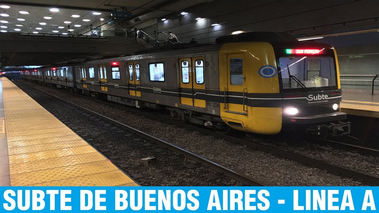 Subte de Buenos Aires | Linea A (Septiembre 2019) - YouTube
