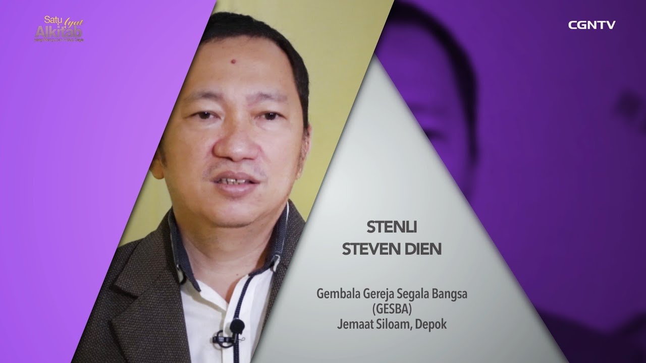 Satu Ayat Alkitab [Ps. Stenli Steven Dien] - YouTube