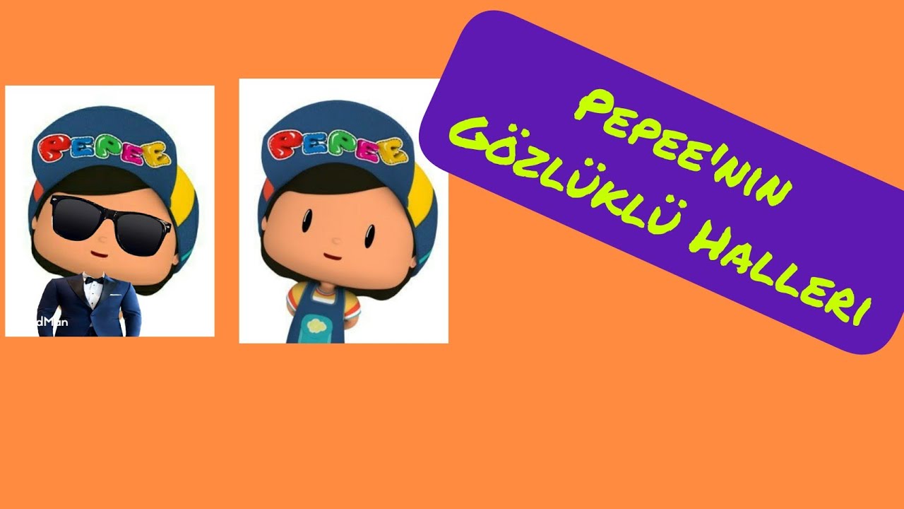 Pepee Çizgi Film Karakterlerinin Gözlüklü Halleri - YouTube