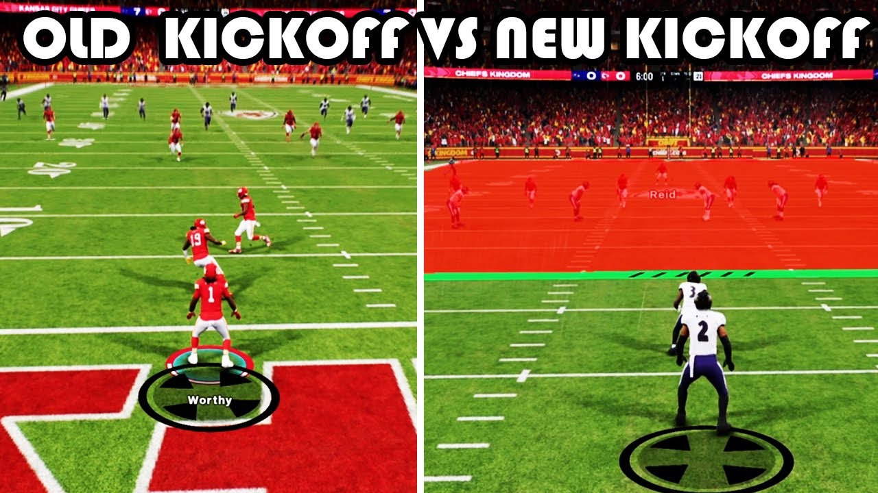 SO I BROUGHT BACK THE OLD KICKOFF RULE IN MADDEN 25 ...