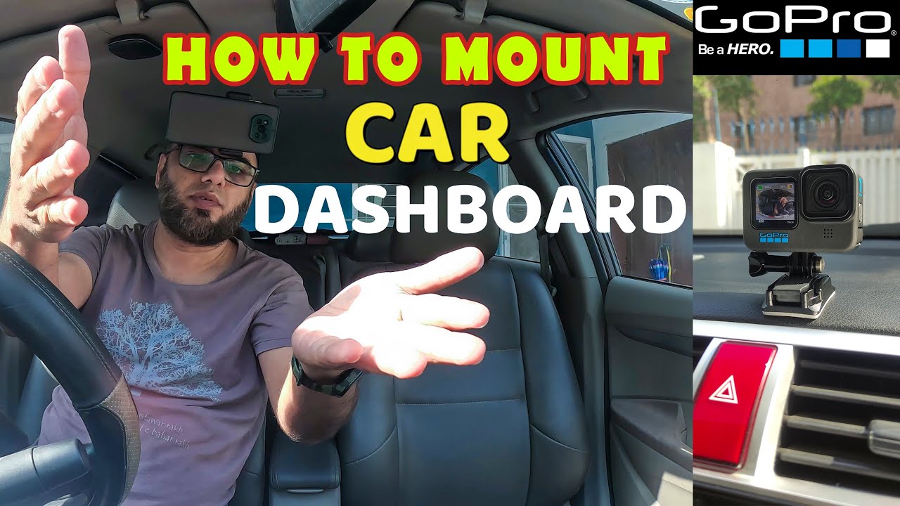 How to Mount Go Pro 11 on your Car Dashboard I GoPro mounting tutorial ...
