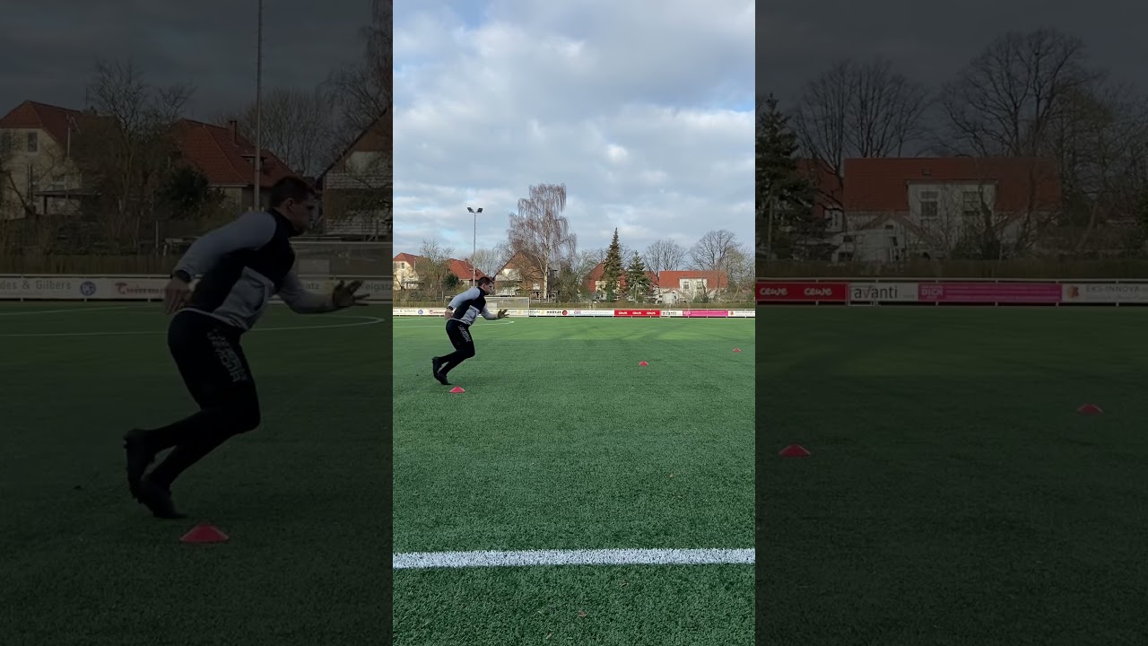 Half Kneeling to Lateral Bound to Linear Sprint - YouTube