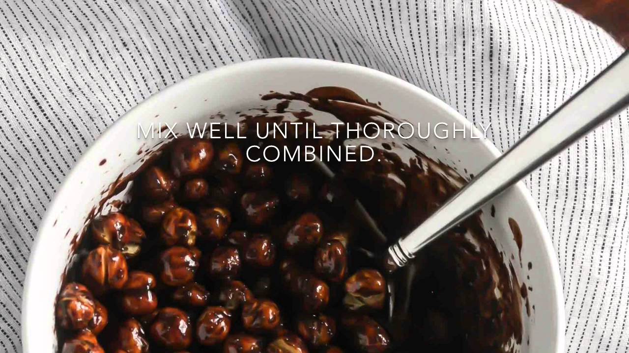 Chocolate Covered Roasted Chickpeas - YouTube