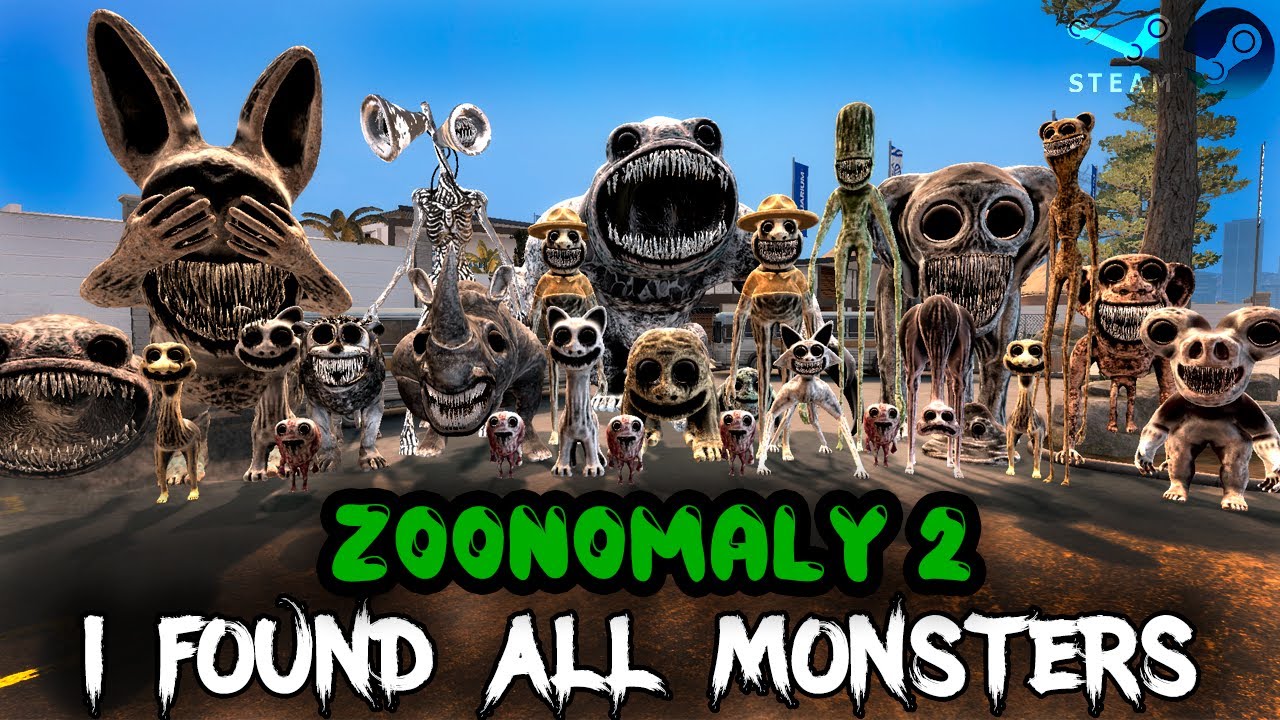 Zoonomaly 2 - I Found ALL Monsters (4K) - Zookeeper / Rabbit / Monkey ...