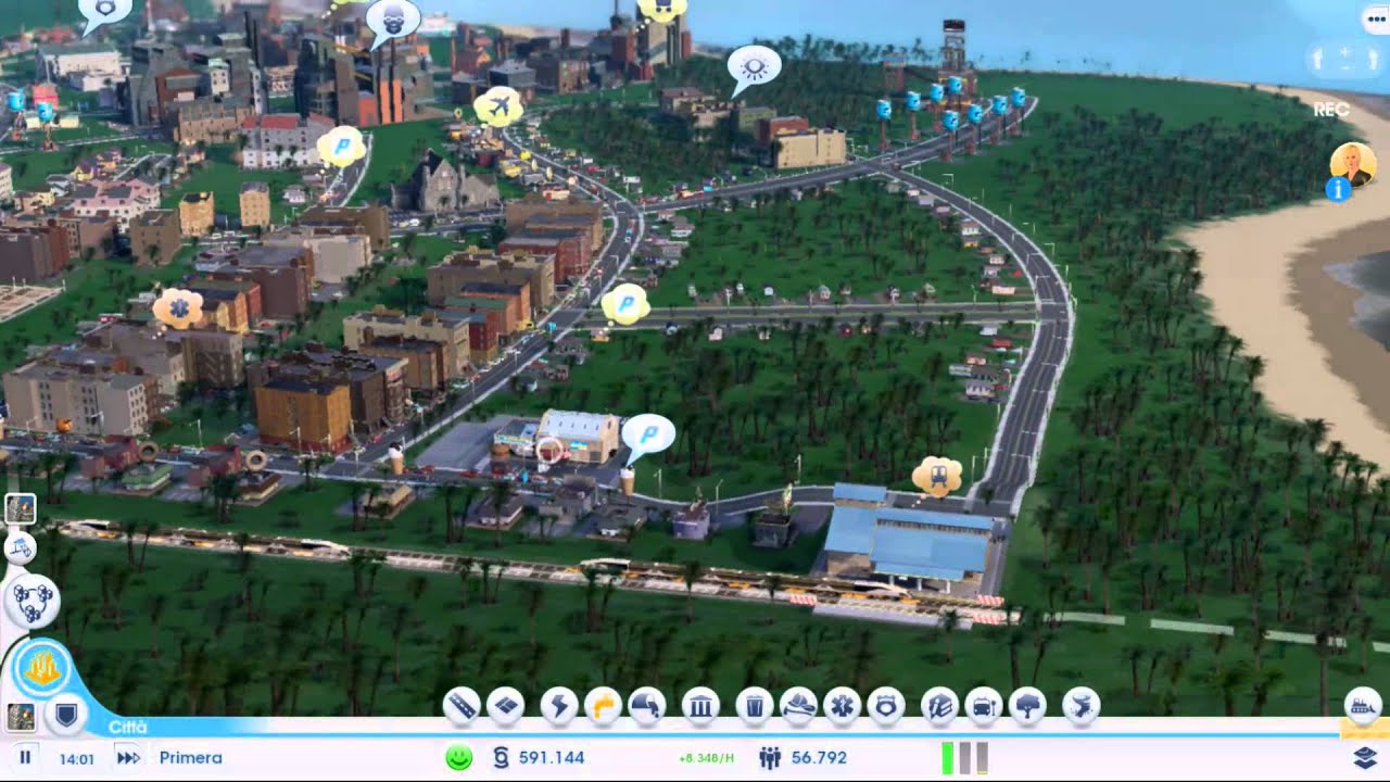 SimCity on Intel HD Graphics 5500 - YouTube