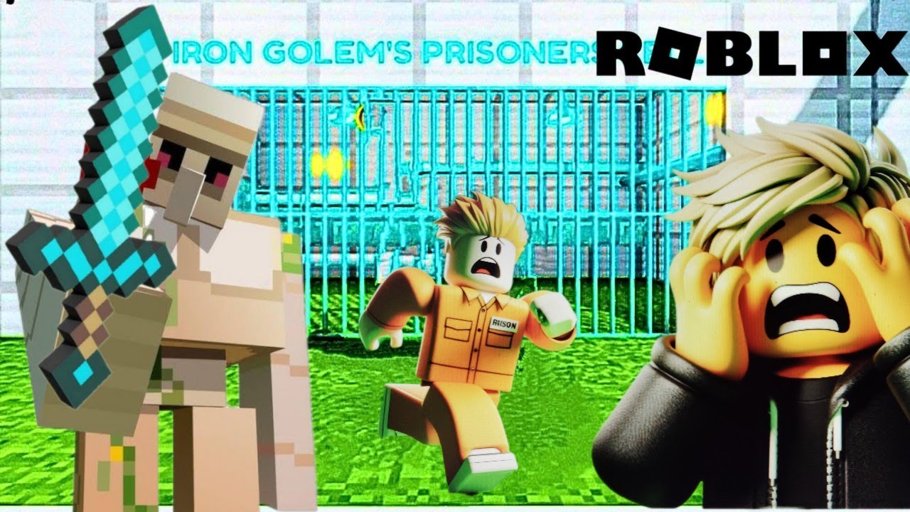 I Played Iron Golem's Prison Run Obby In Roblox Hindi - YouTube