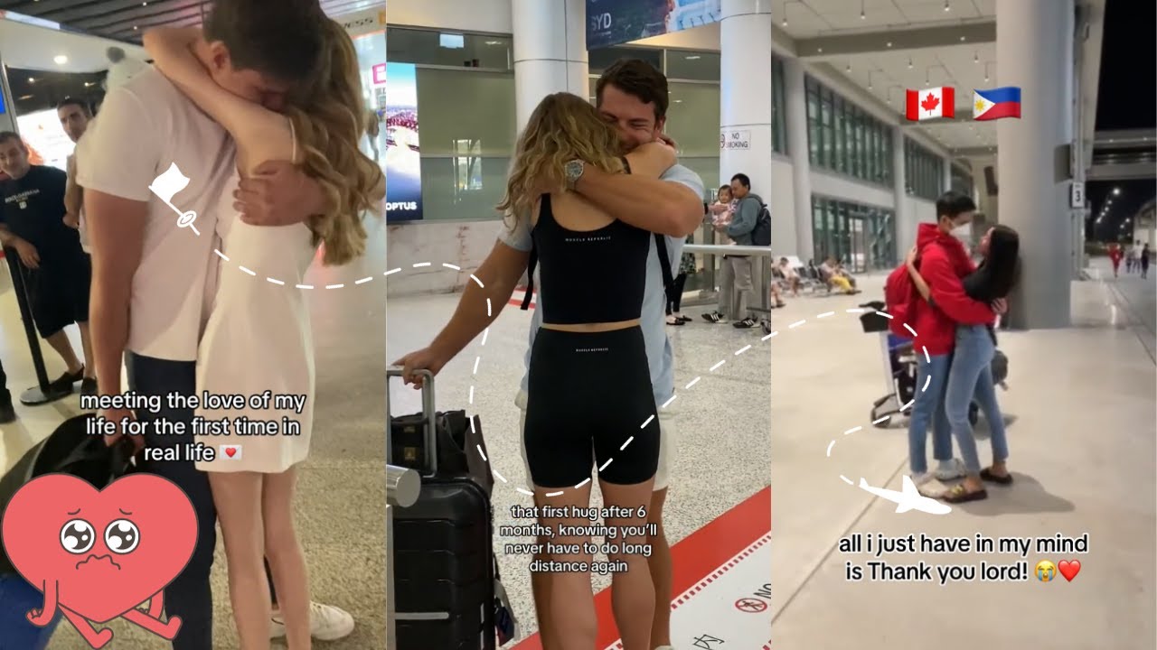 Meeting Up Long Distance Relationship Couple Compilation 🌍 Tales of ...