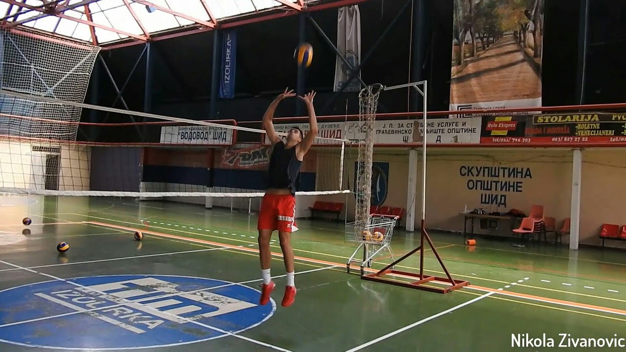Nikola Zivanovic Volleyball Setter Training 2018 - YouTube