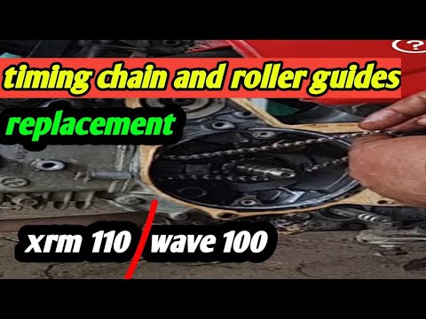 Timing chain and roller guides removal #xrm110 @erviNg17tv29 - YouTube