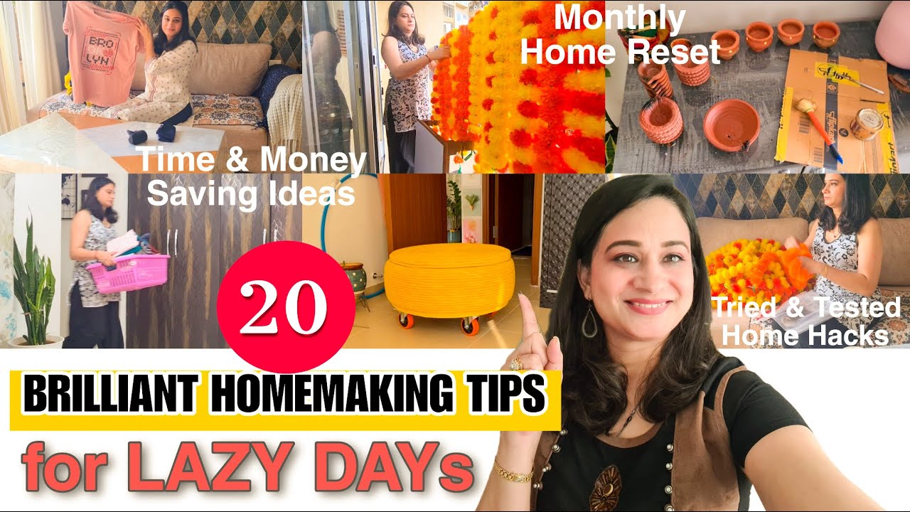 20 BRILLIANT & EFFECTIVE TIME SAVING HOMEMAKING TIPS FOR HOMEMAKERS ...