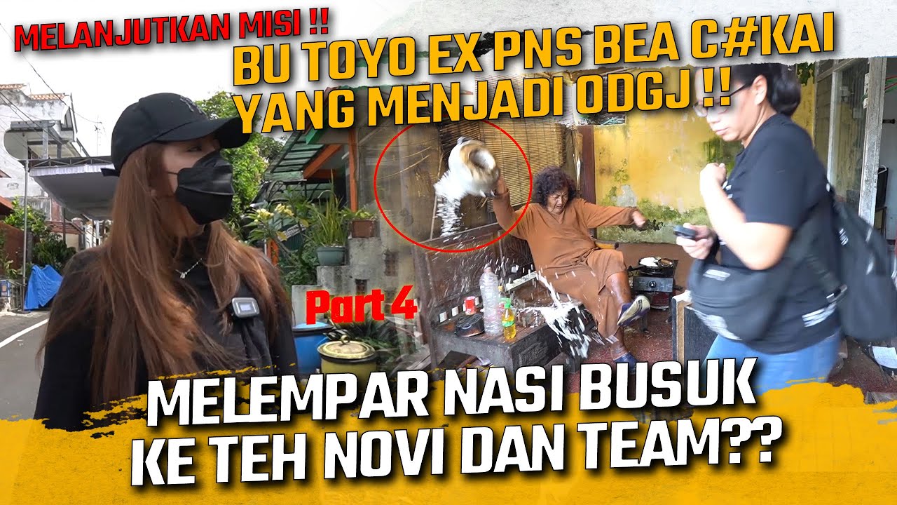 EMOSI TIDAK STABIL, BU TOYO KASAR MELEMPAR BARANG BARANG KE TEH NOVI ...