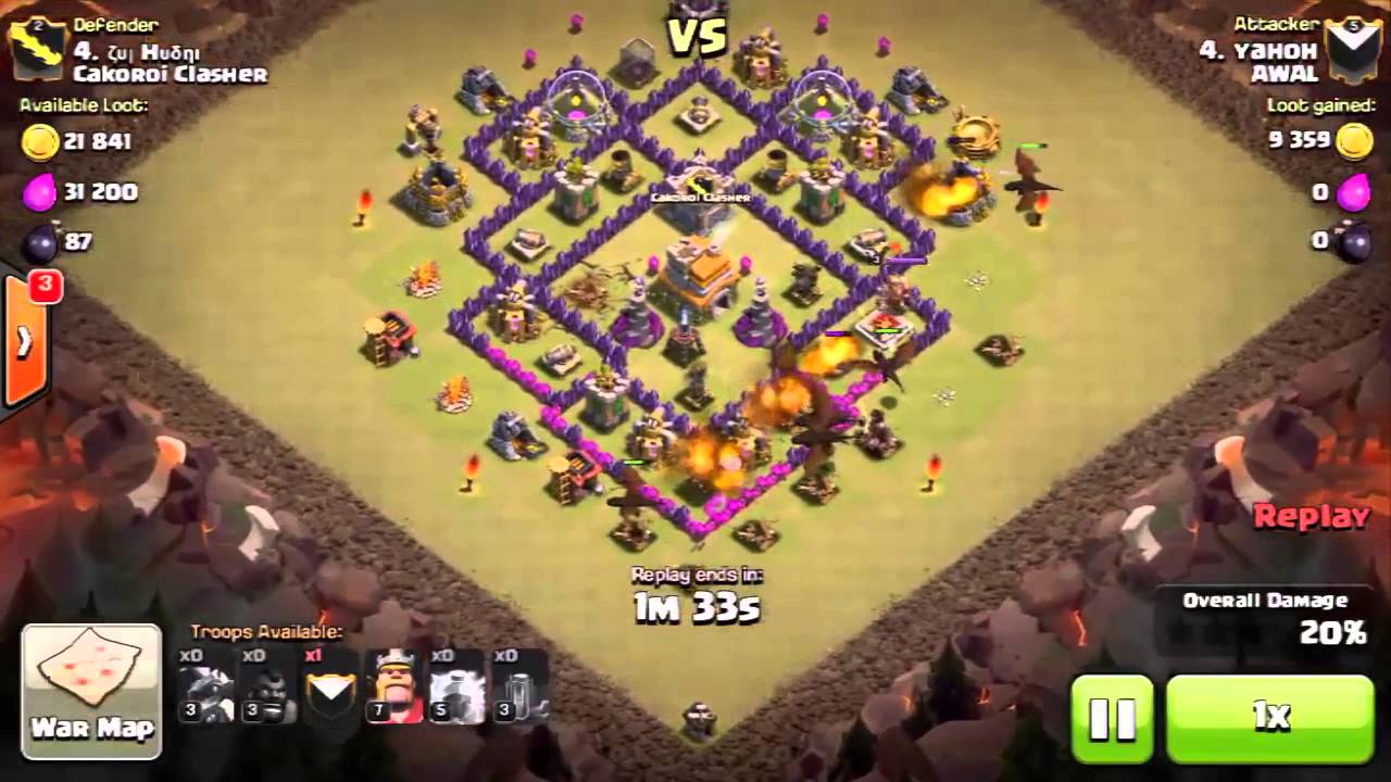 [coc spark war #6] VS cakoroi clasher - YouTube