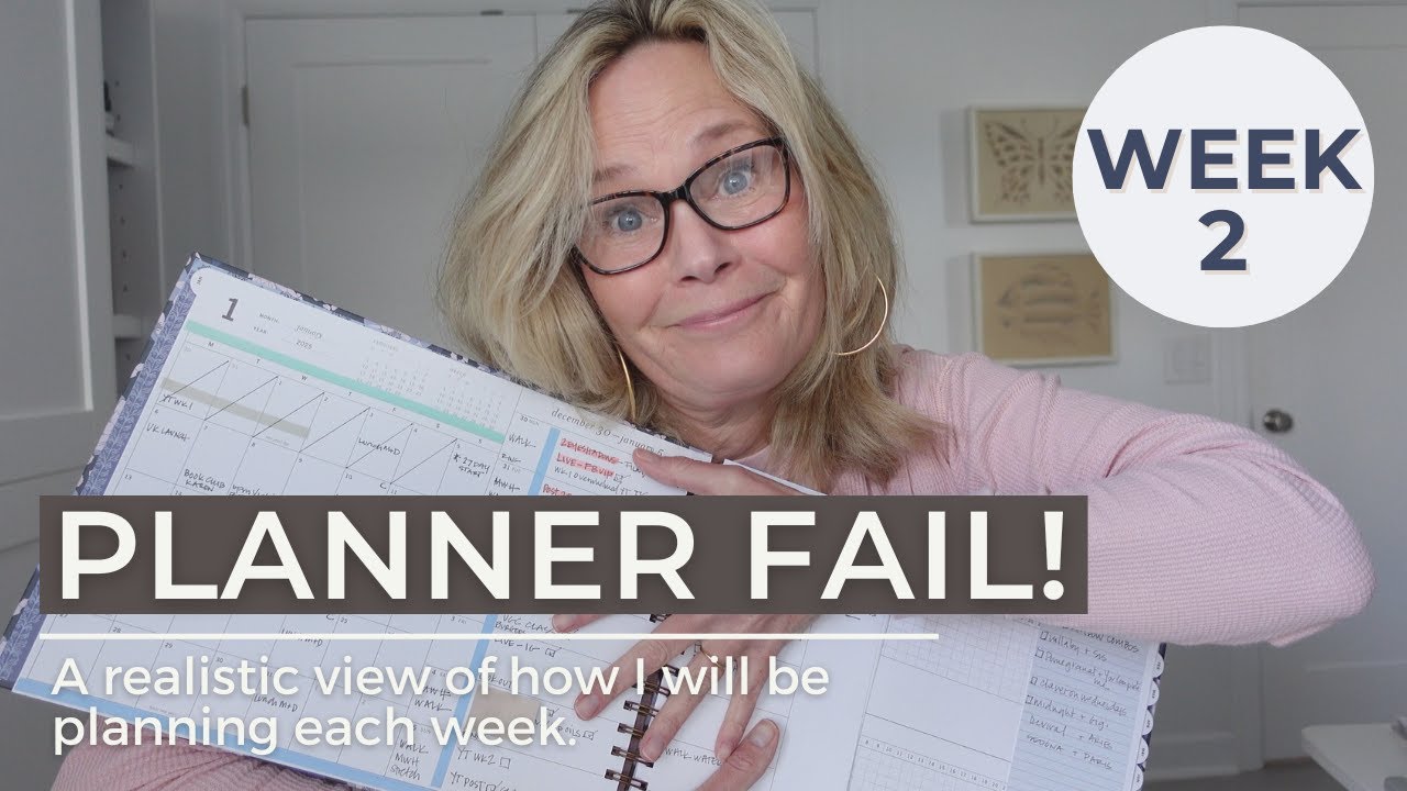 Overcoming Planner Challenges | Overwhelmed to Organized WK 2| Beginner ...