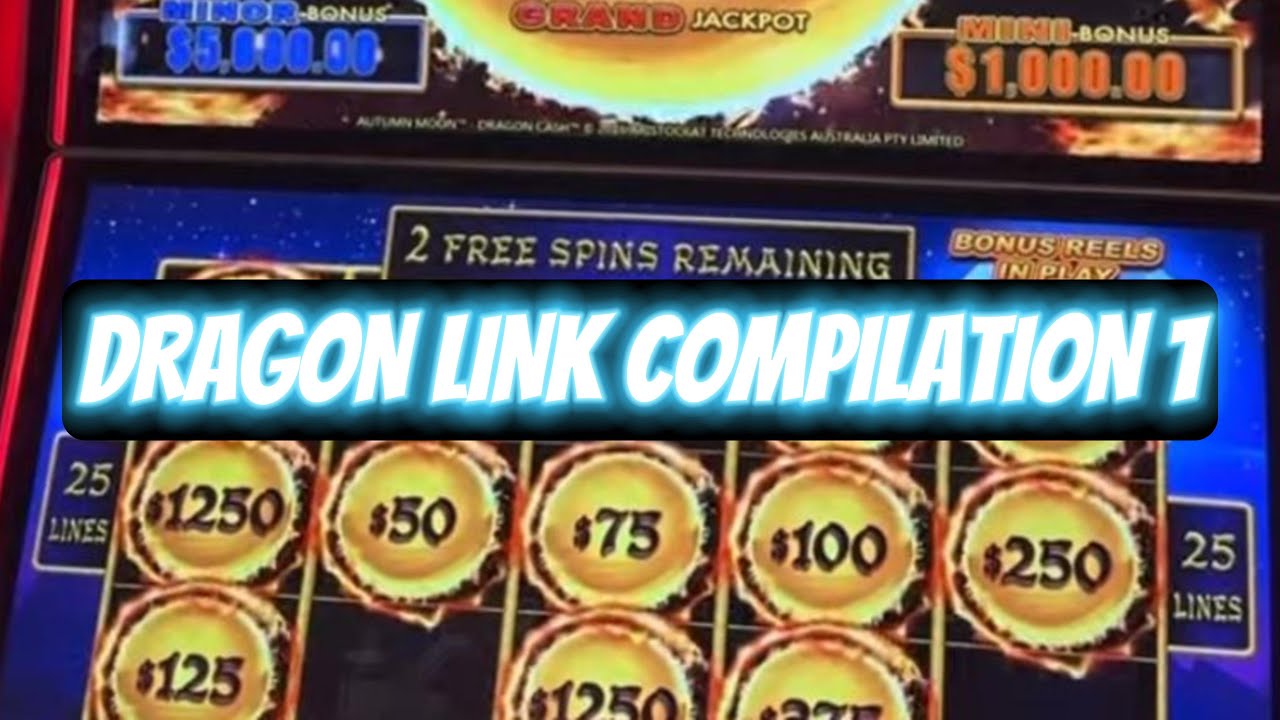 DRAGON LINK Slot Machine Bonus WINS Compilation 1 - YouTube