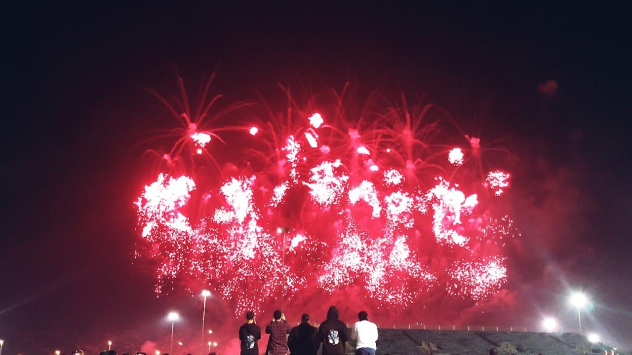 Bahrain Fireworks at BahrainInternationalCircuit on Bahrain National ...