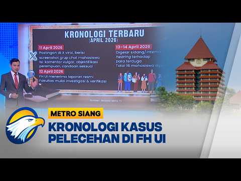 16 Mahasiswa FH UI Pelaku Pelecehan Terancam 'Drop Out' - [Metro Siang]