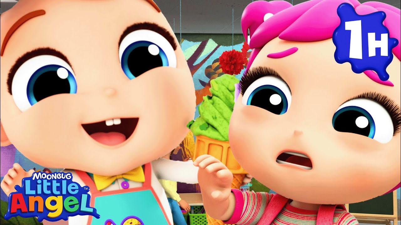 Break the Pinata | Songs for Kids! | Little Angel | Moonbug Kids - Girl ...