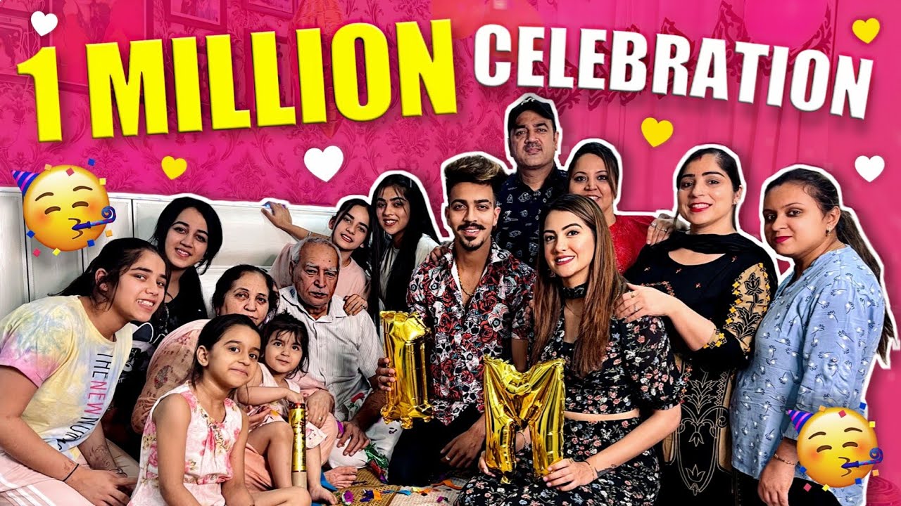 1M celebration 🎉/ Mr Mrs Narula @MrMrsNarula /Another channel ...