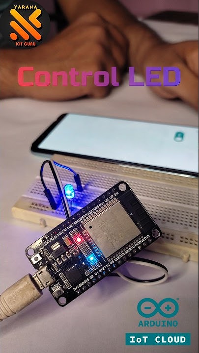 🔥 Arduino IoT Cloud Tutorial: LED Control with ESP32 #esp32project #viral #electronics #esp32 # ...