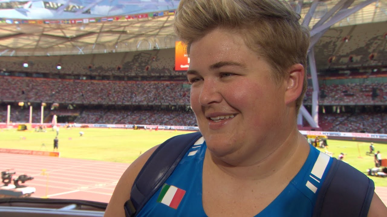 WCH 2015 Beijing - Chiara Rosa ITA Shot Put Qualification - YouTube