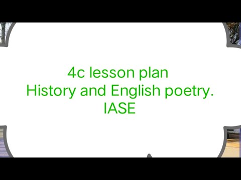 4C Lesson plan . History IASE Srinagar BEd. - YouTube